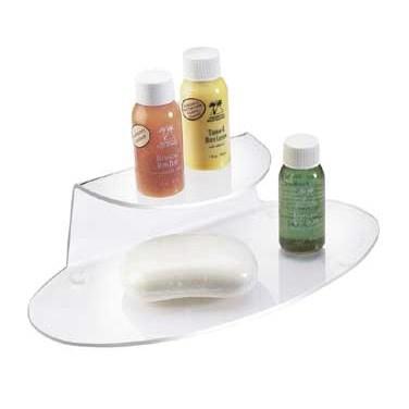 Cal-Mil 809-12 2 Tier Hotel Amenity Display Tray, Plastic, Clear ...